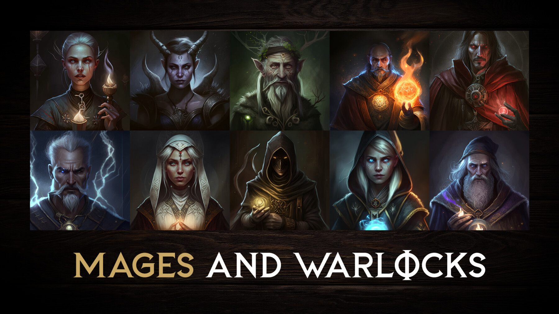 ArtStation - Fantasy Human Portraits | Game Assets