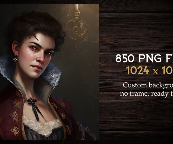 ArtStation - Fantasy Human Portraits | Game Assets