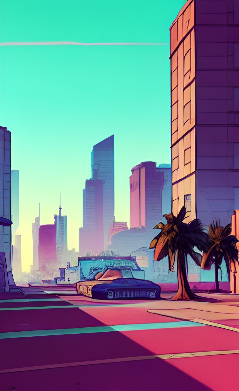 ArtStation - 736 GTA city 9000 jpg pack wombo art | Artworks