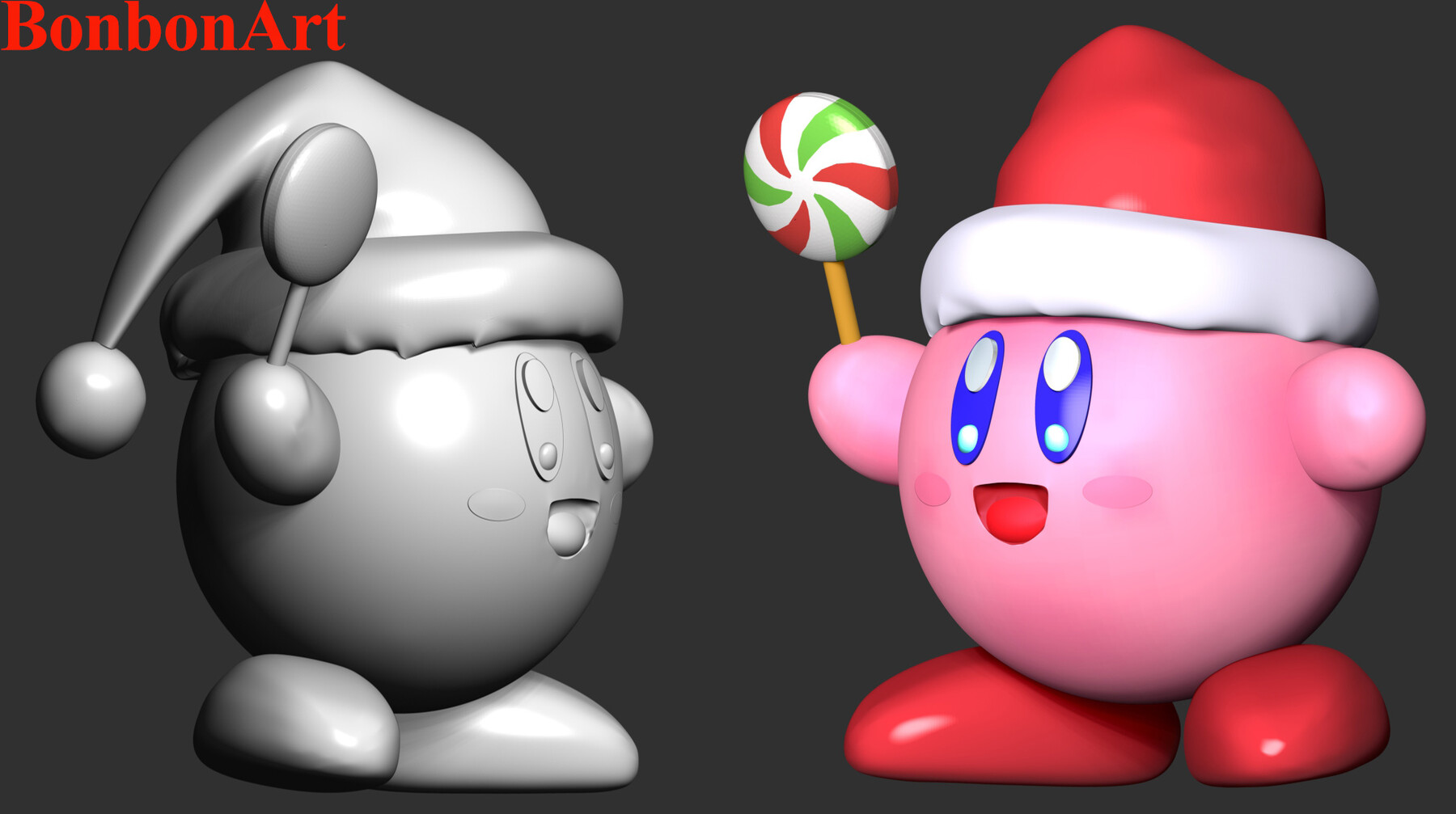 ArtStation - Kirby - Christmas | Resources