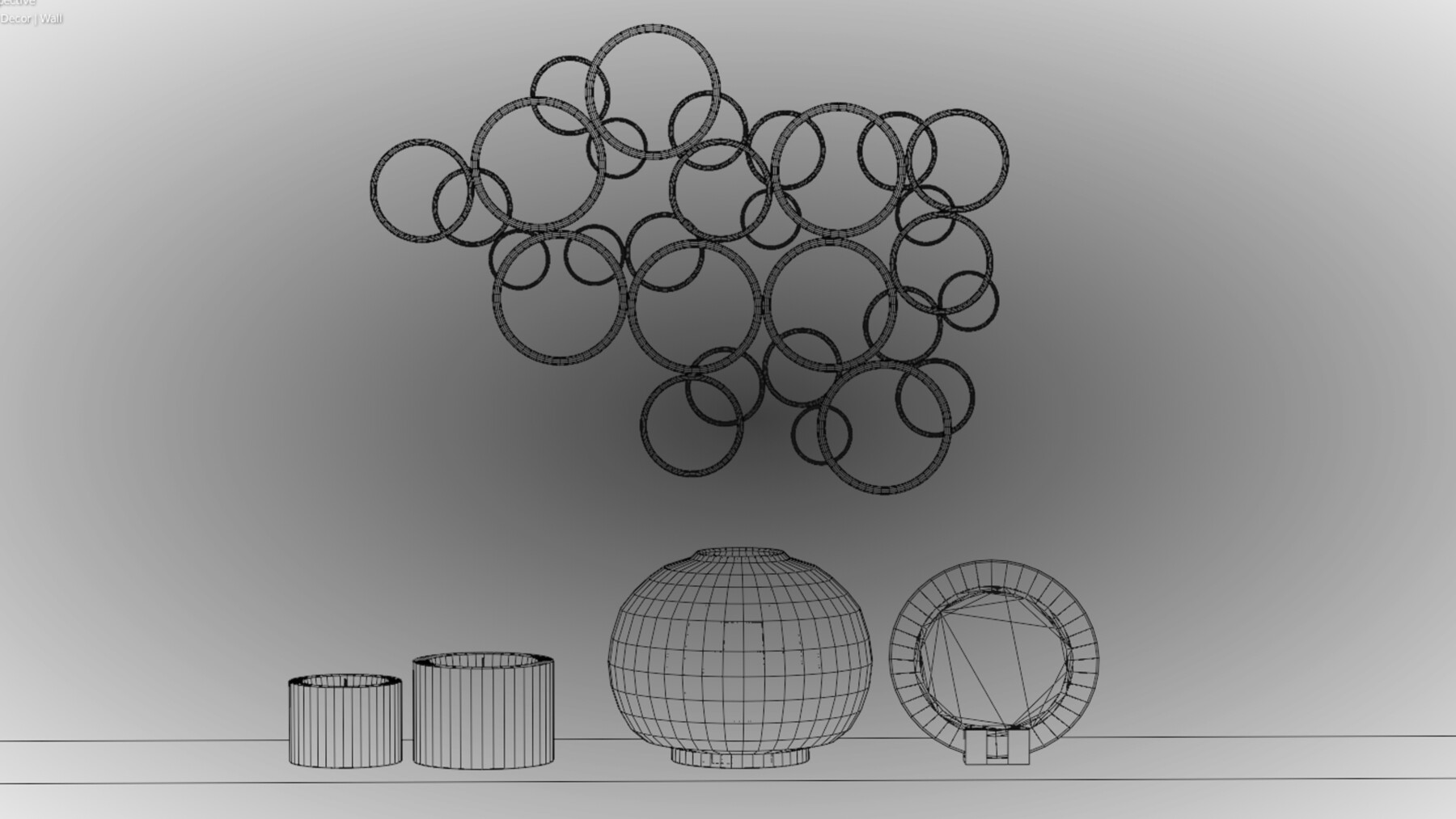 ArtStation - Living Room Decor 3D Model | Resources