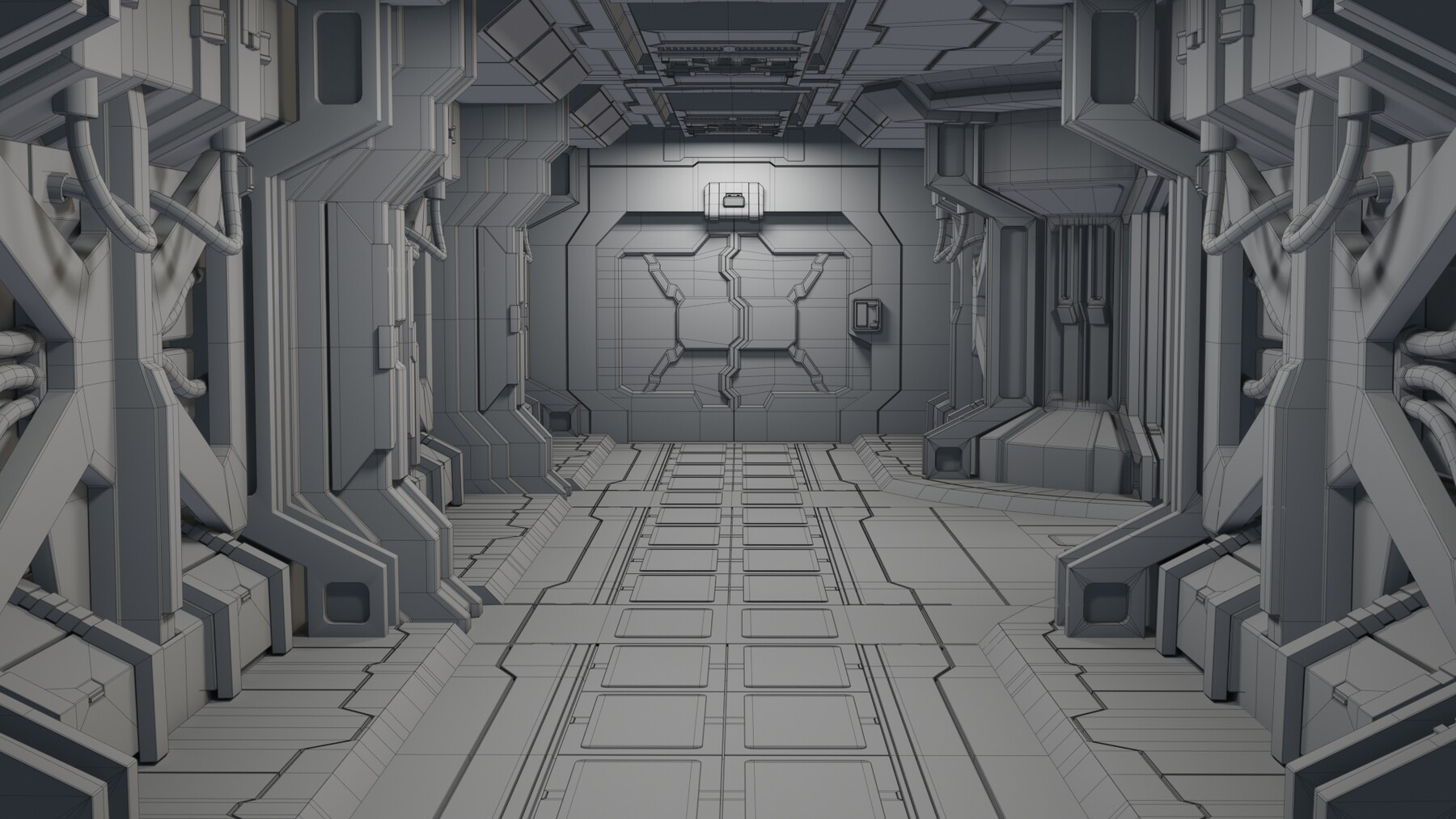ArtStation - Modular Sci-Fi Corridor | Game Assets