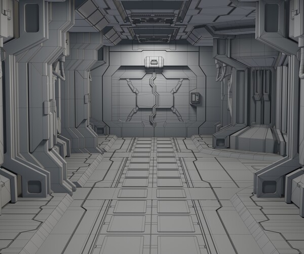 ArtStation - Modular Sci-Fi Corridor | Game Assets