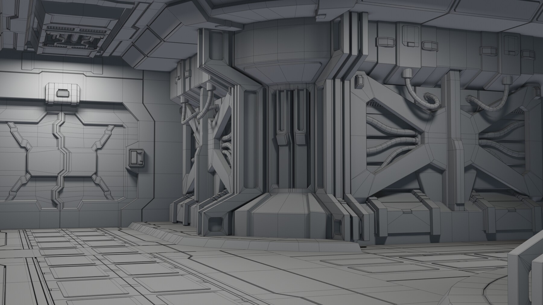 ArtStation - Modular Sci-Fi Corridor | Game Assets