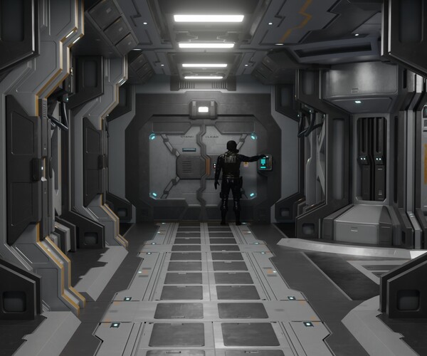 ArtStation - Modular Sci-Fi Corridor | Game Assets