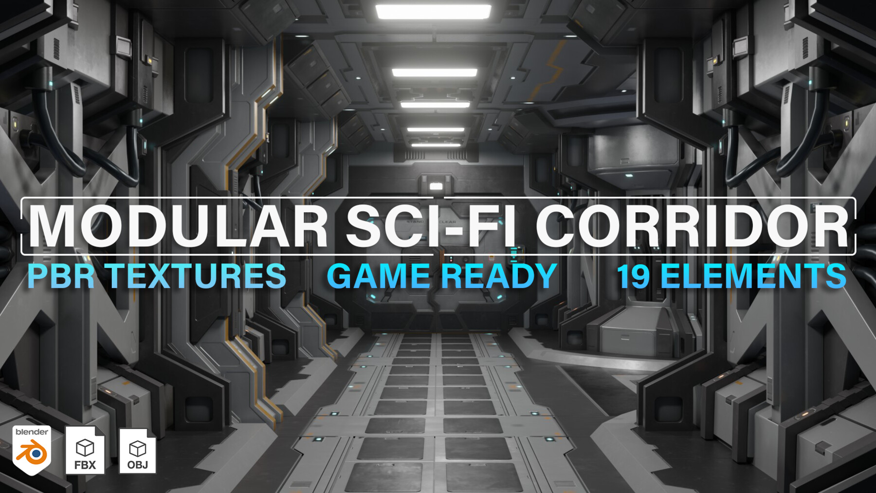 ArtStation - Modular Sci-Fi Corridor | Game Assets