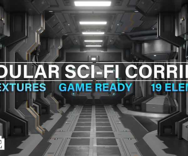ArtStation - Modular Sci-Fi Corridor | Game Assets