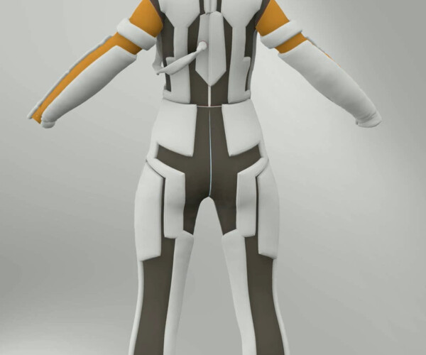 ArtStation - Sci Fi Suit. Marvelous Designer, Clo3d project + OBJ Model ...