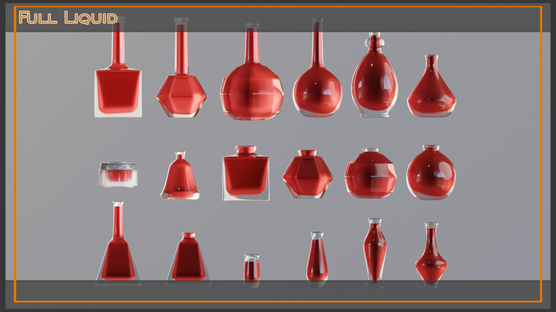 ArtStation - Stylized Potion Bottles VOL.1 | Game Assets