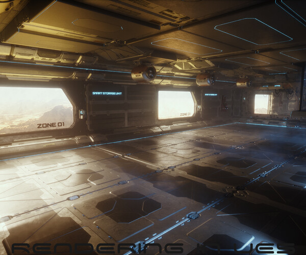 ArtStation - Sci-Fi StarShip / Base Kit Bash - Vol01 | Game Assets