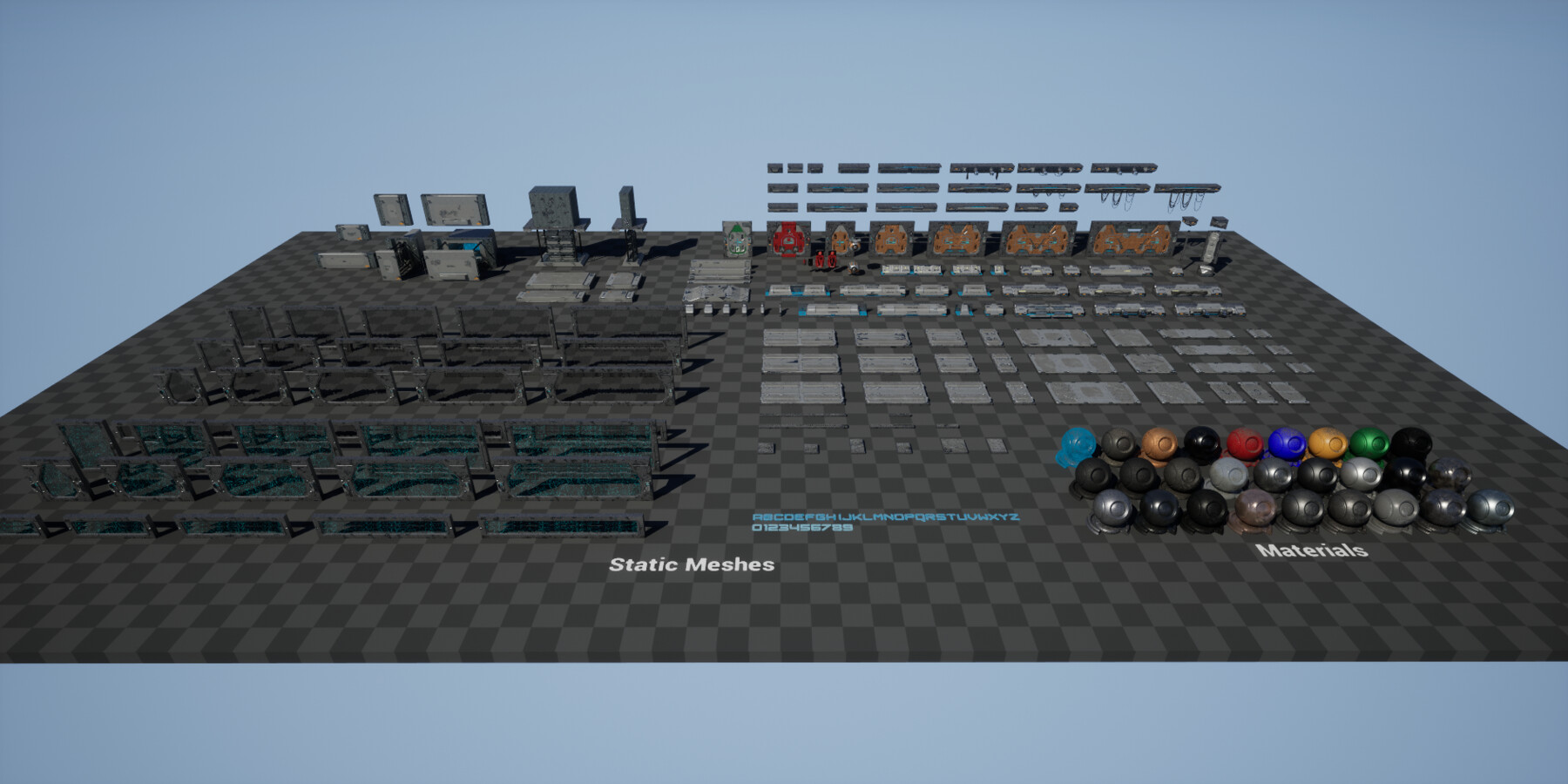 ArtStation - Sci-Fi StarShip / Base Kit Bash - Vol01 | Game Assets