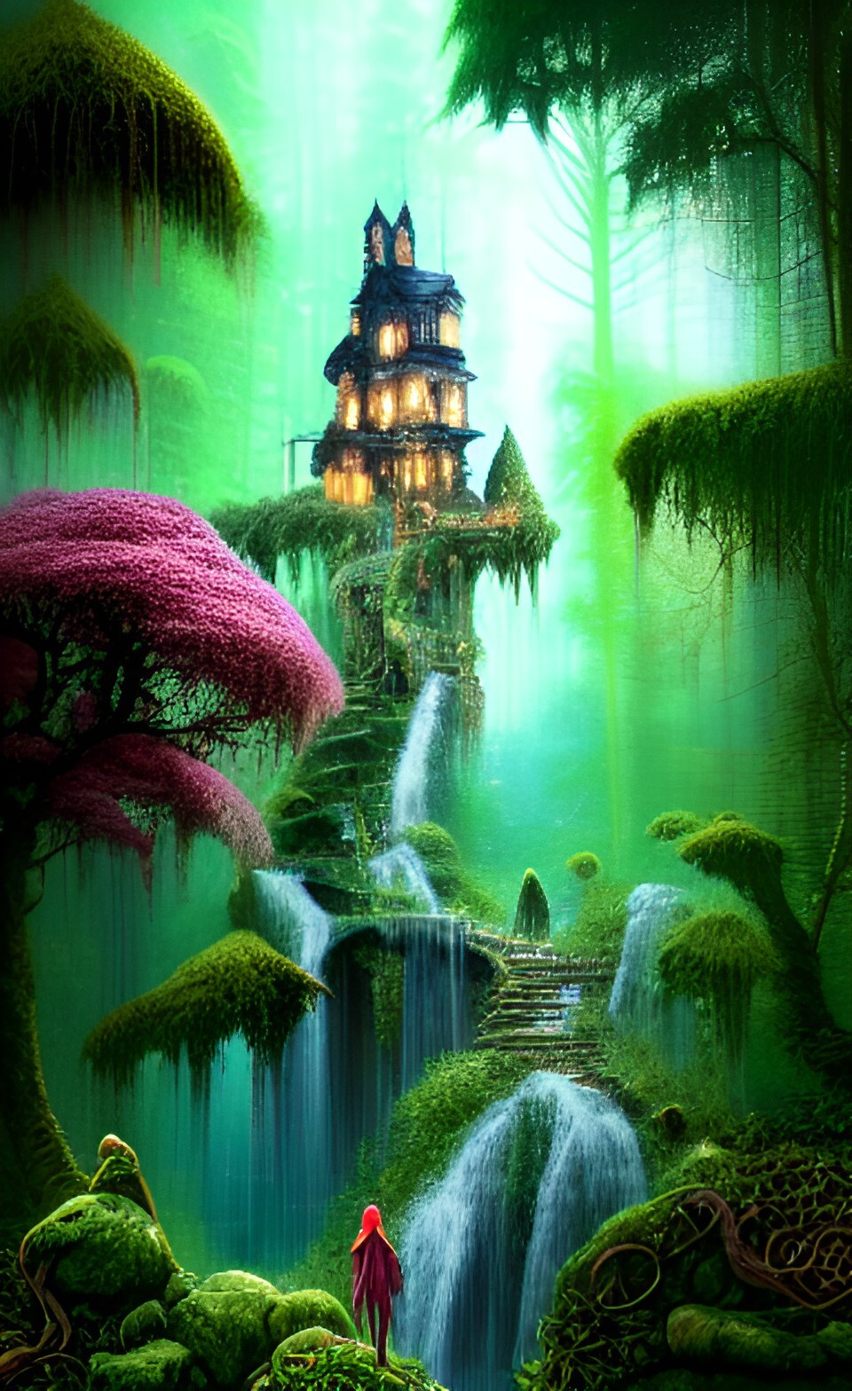 ArtStation - enchanted wizards tower 2500 jpg pack wombo art | Artworks