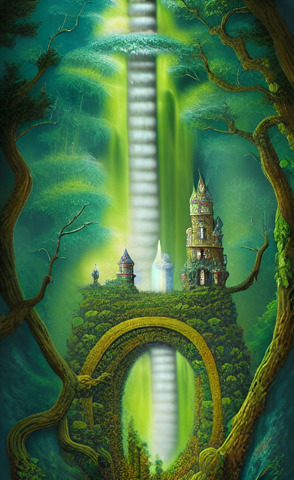 ArtStation - enchanted wizards tower 2500 jpg pack wombo art | Artworks