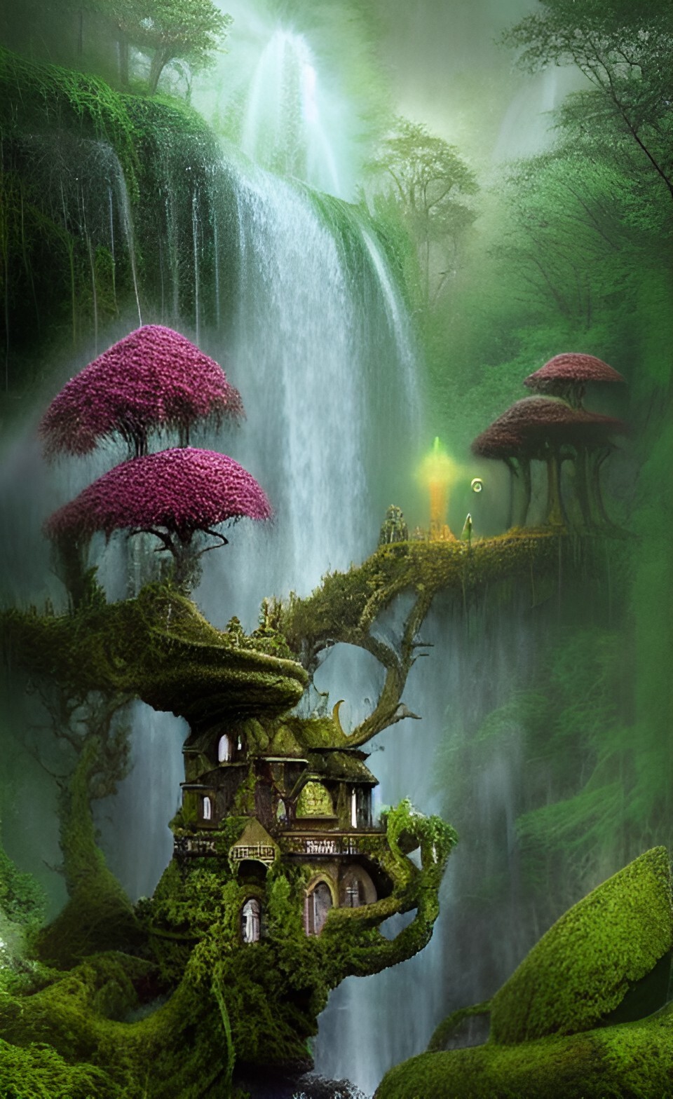 ArtStation - enchanted wizards tower 2500 jpg pack wombo art | Artworks