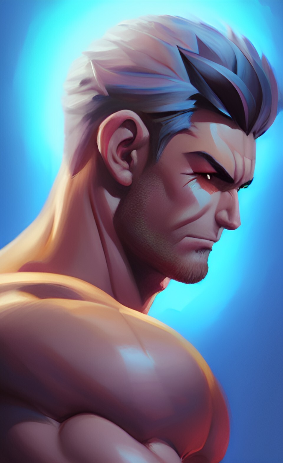 ArtStation - muscular handsome hero 5600 jpg pack wombo art | Artworks