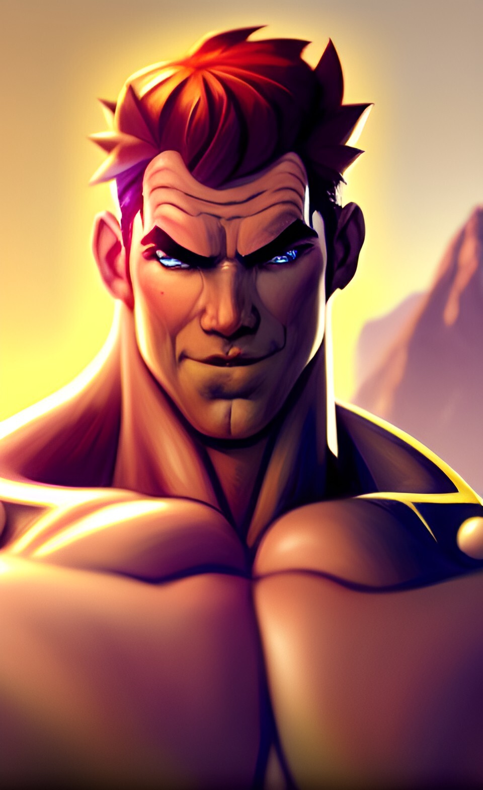ArtStation - muscular handsome hero 5600 jpg pack wombo art | Artworks