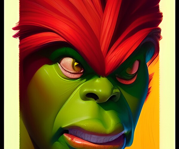 ArtStation - street fighter fanart of Blanka in lighting 4100 jpg pack ...