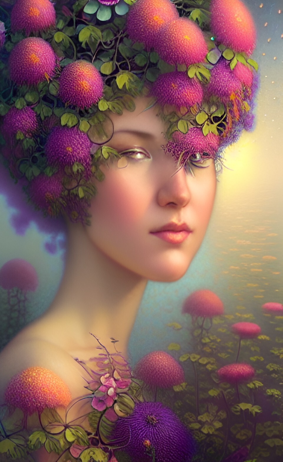 ArtStation - 1021 Fractal Flowers 4600 jpg pack wombo art | Artworks