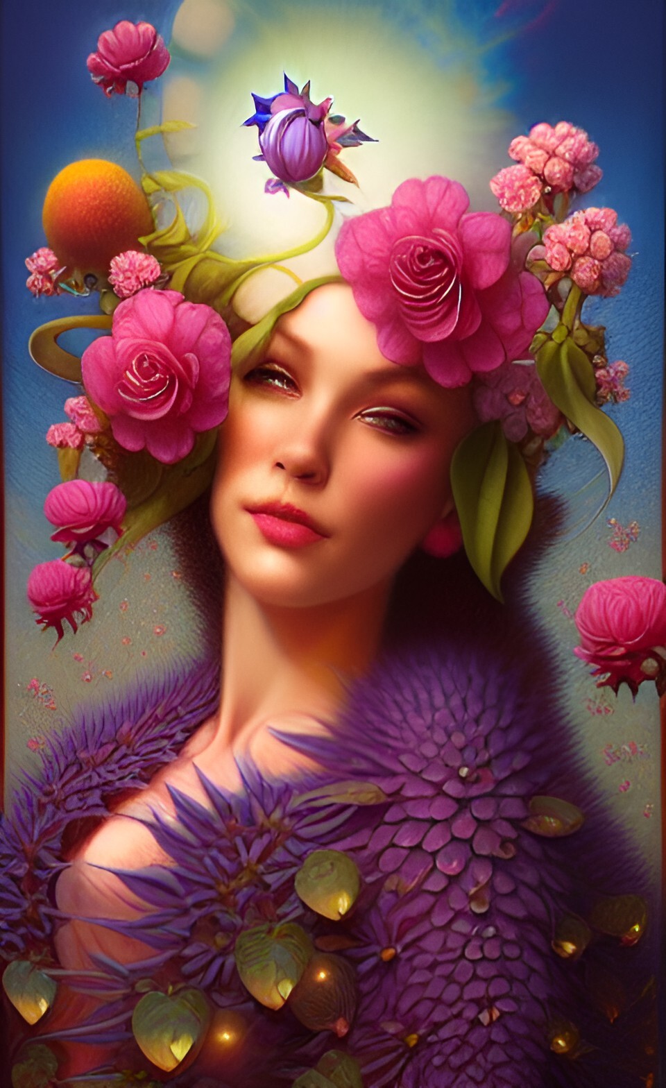 ArtStation - 1021 Fractal Flowers 4600 jpg pack wombo art | Artworks