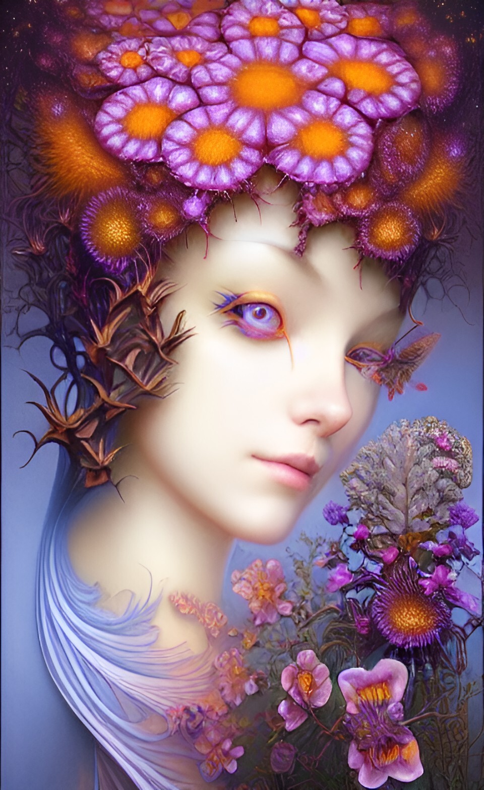 ArtStation - 1021 Fractal Flowers 4600 jpg pack wombo art | Artworks