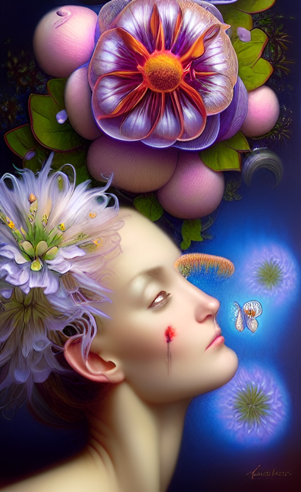 ArtStation - 1021 Fractal Flowers 4600 jpg pack wombo art | Artworks