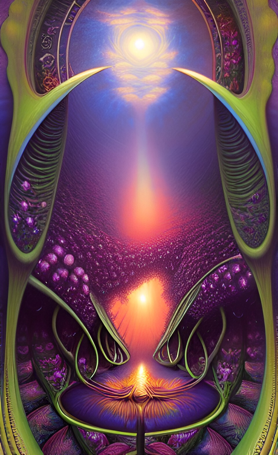 ArtStation - 1021 Fractal Flowers 4600 jpg pack wombo art | Artworks