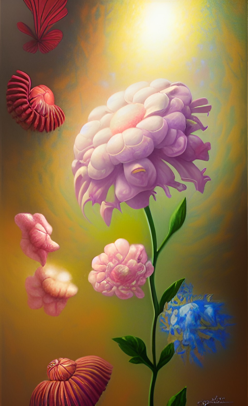 ArtStation - 1021 Fractal Flowers 4600 jpg pack wombo art | Artworks