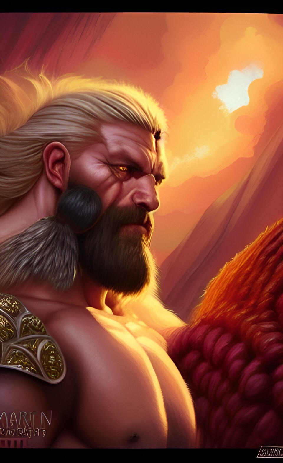 ArtStation - barbarian man 3200 jpg pack wombo art | Artworks