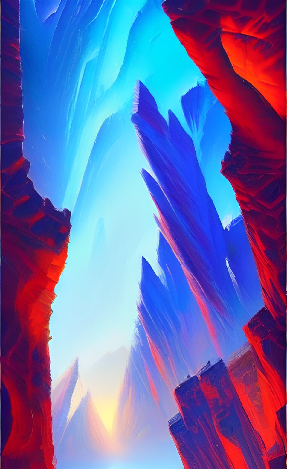 ArtStation - gorge of crystal 3100 jpg pack wombo art | Artworks