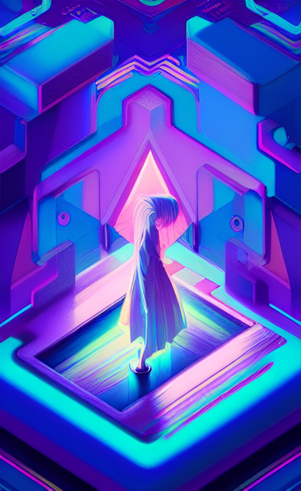 ArtStation - netrunner vortex vaporwave 4900 jpg pack wombo art | Artworks