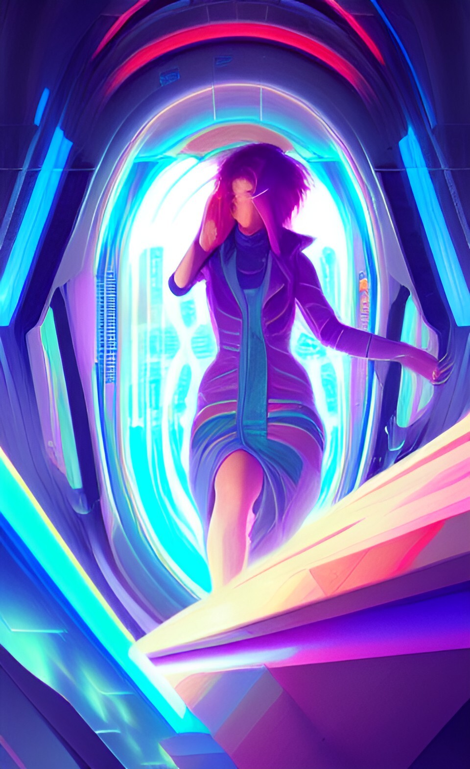 ArtStation - netrunner vortex vaporwave 4900 jpg pack wombo art | Artworks