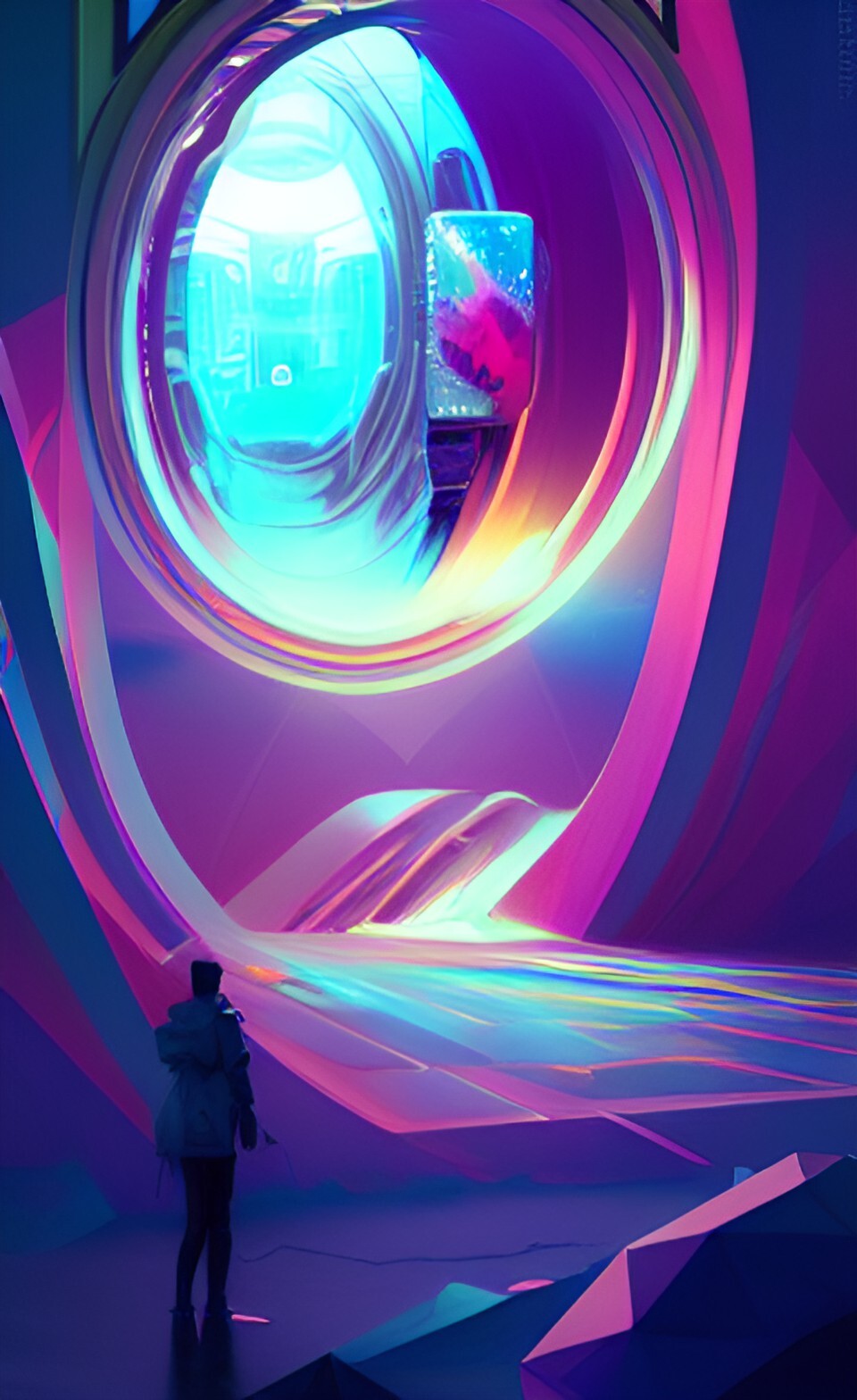 ArtStation - netrunner vortex vaporwave 4900 jpg pack wombo art | Artworks