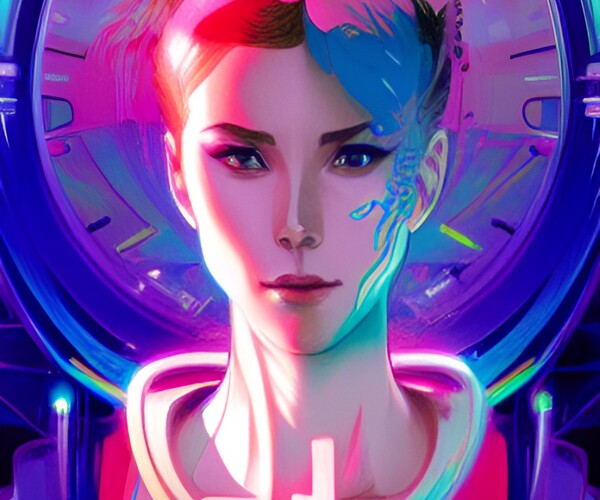 ArtStation - netrunner vortex vaporwave 4900 jpg pack wombo art | Artworks