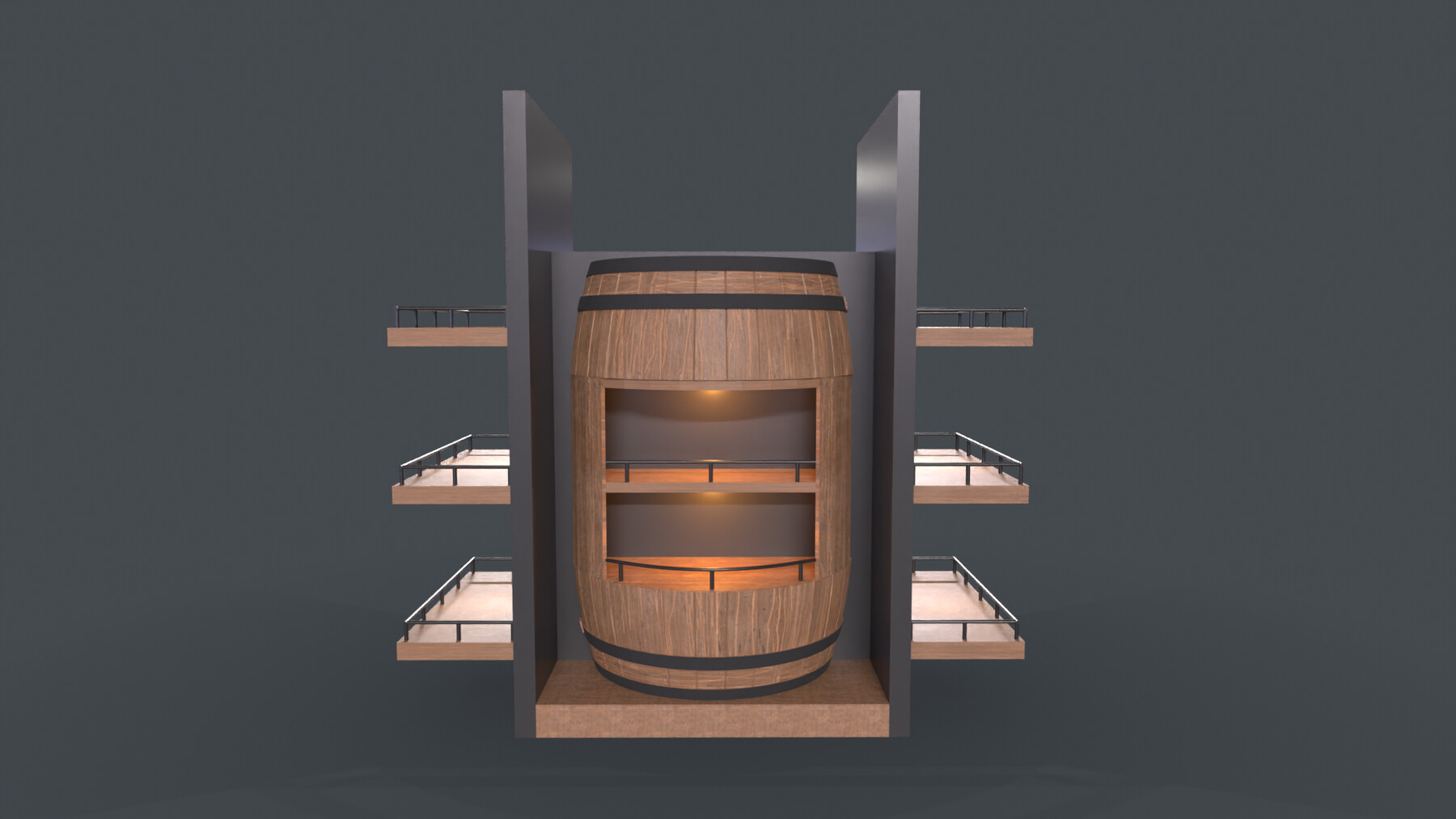 ArtStation - Whiskey barrel stand - Every Purchase Helps Designer Through This Hard Time | Resources