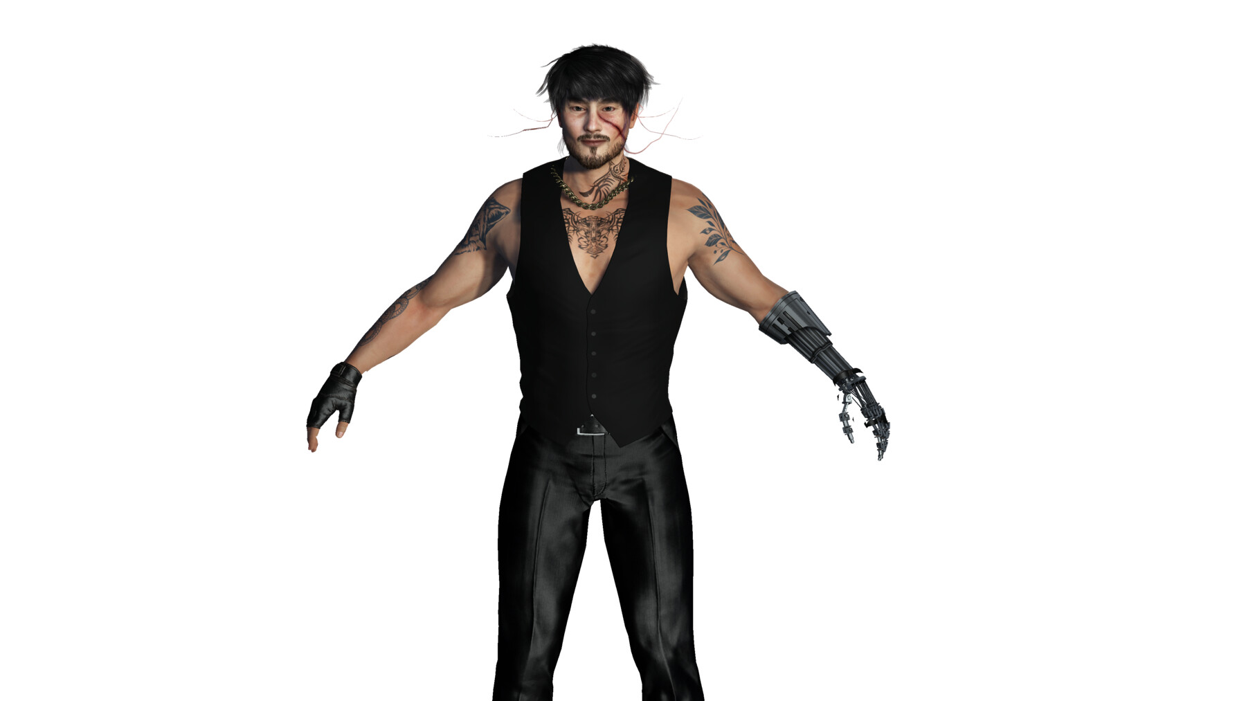 ArtStation - AAA 3D REALISTIC JAPANESE MALE CHARACTER - YAKUZA ASIAN ...