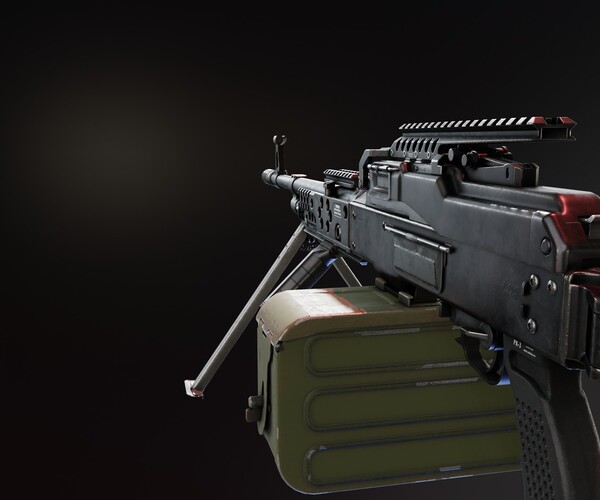 ArtStation - PKP Pecheneg with Zenitco Pack | Game Assets