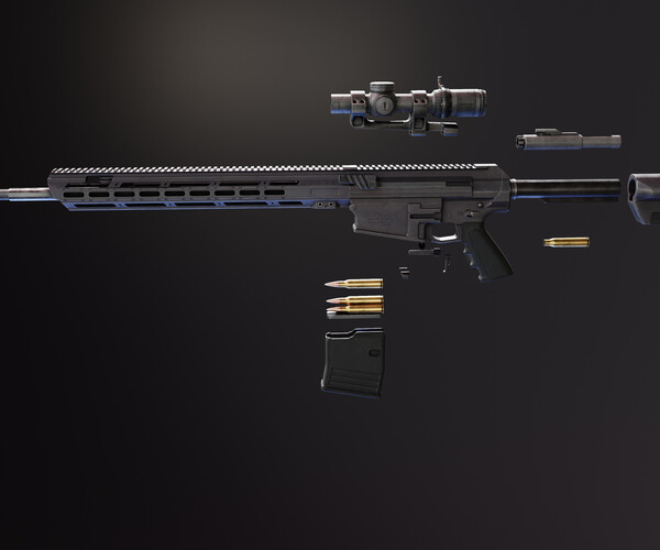 ArtStation - MK18 Mjolnir | Game Assets
