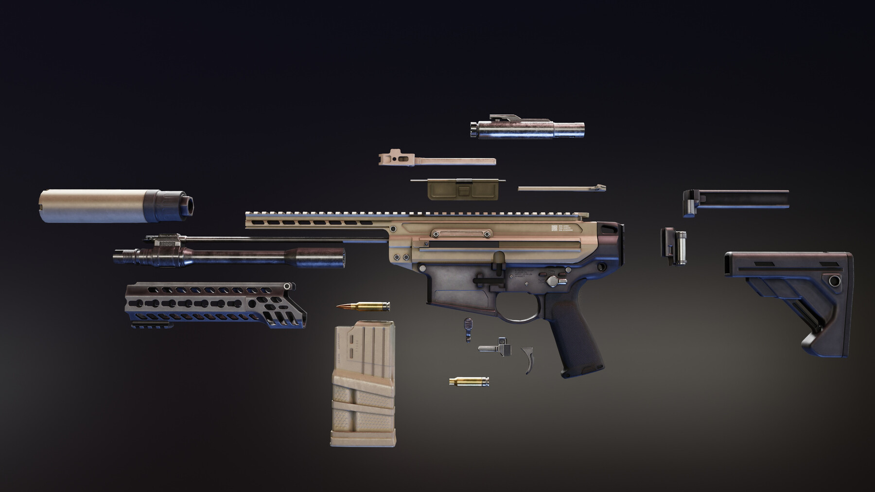 ArtStation - Sig MCX Raptor | Game Assets