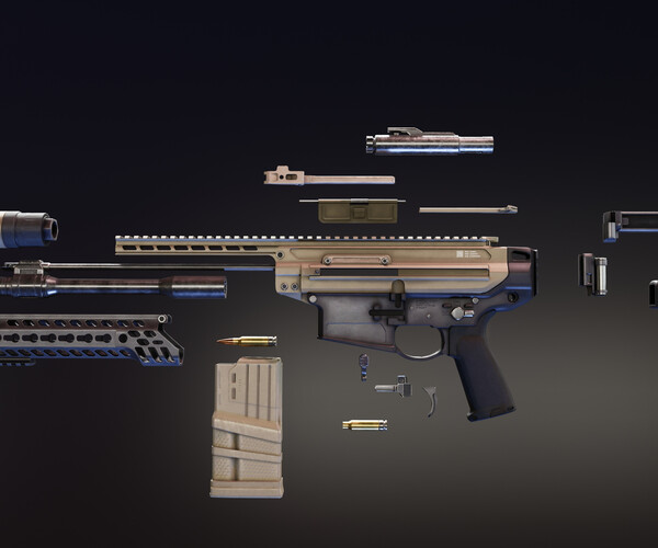 ArtStation - Sig MCX Raptor | Game Assets