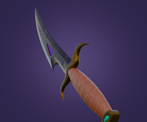 ArtStation - Obsidian_dagger_of_darkness | Resources