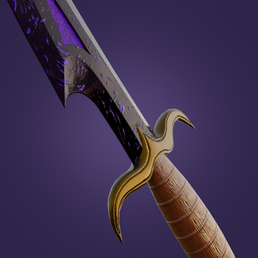 ArtStation - Obsidian_dagger_of_darkness | Resources