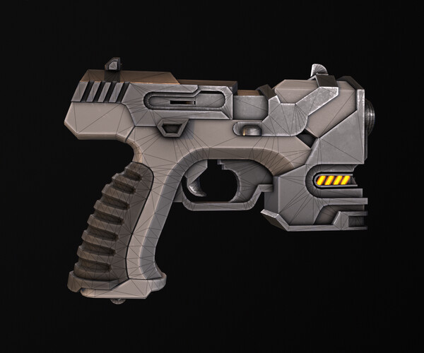 ArtStation - Sci-fi gun and case - Fully modular + Unreal Engine ...