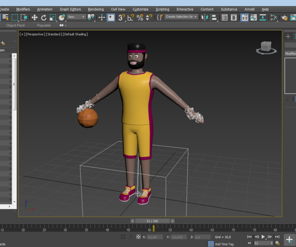 ArtStation - Cartoon characters 4 sport Low-poly 3D model | Game Assets