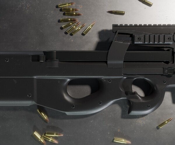 ArtStation - FN P90 | Game Assets