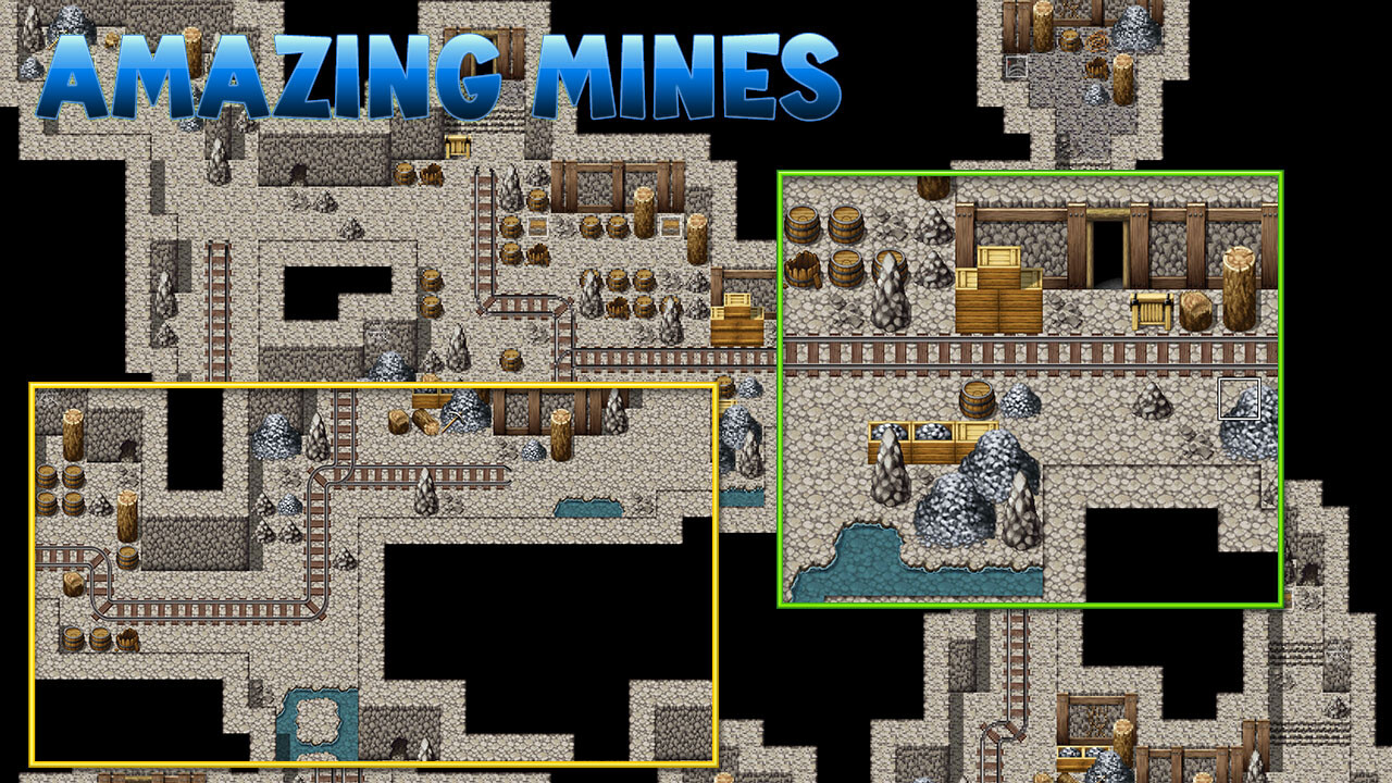 ArtStation - DUNGEONS VOLUME 2 (RPG MAKER Map Presets) | Game Assets