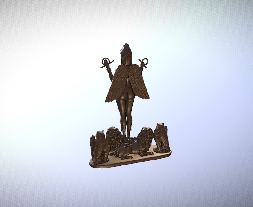 ArtStation - Lilith statue 3d print model | Resources