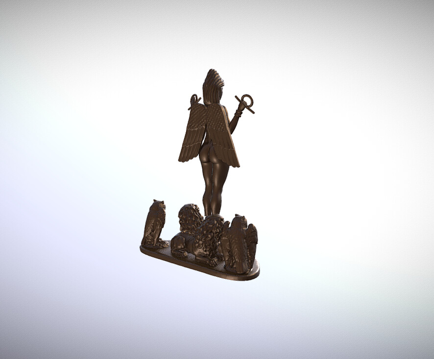ArtStation - Lilith statue 3d print model | Resources