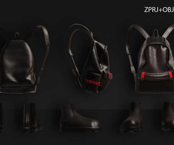 ArtStation - SCHOOL UNIFORM with BAG & SHOES PACK with TEXTURES (VOL.04 ...