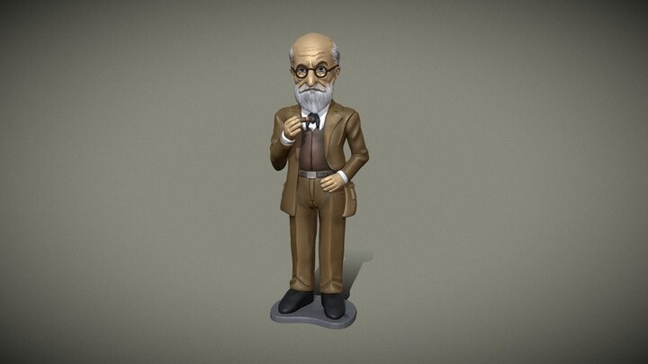 ArtStation - Sigmund Freud figurine | Resources