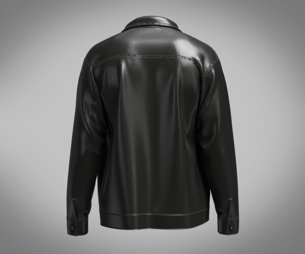 ArtStation - Leather Workwear Jacket | Resources